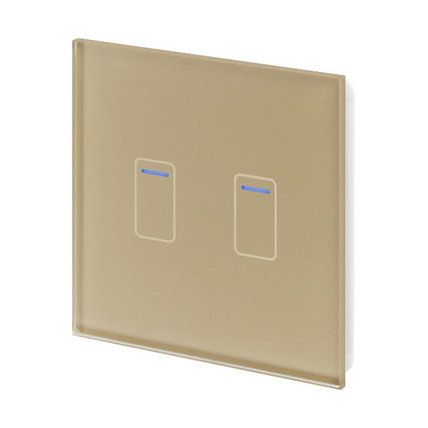 Retro touch Crystal Touch Switch 2G (Brass) 01420 UK