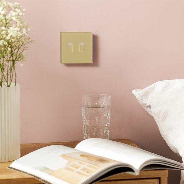 Retro touch Crystal Touch Wifi Switch 2G (Brass) 01460 UK