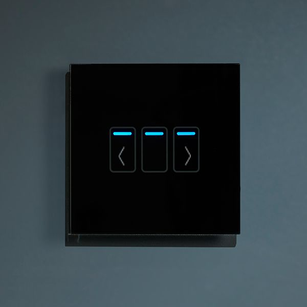 Retro touch Crystal Touch Shutter Wifi Switch 1G (Black) 01491 UK