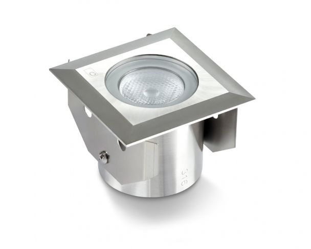 Square low profile ground light, LED light, GL016 SQ WW, Collingwood UK