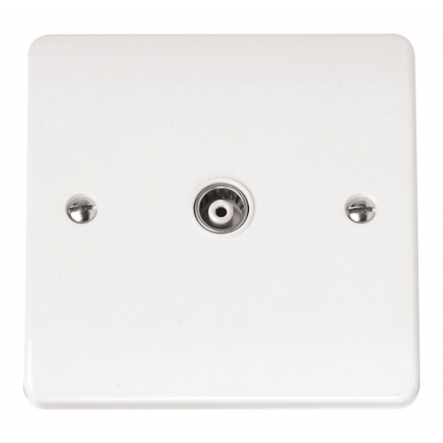 Click CMA158 Isolated Coaxial Socket Single Outlet UK