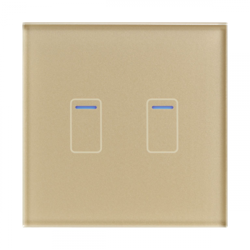 Retro touch Crystal Touch Dimmer Switch 2G 1W (Brass) 01437 UK