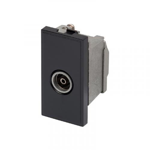 Retrotouch TV Female Outlet Module 25 x 50mm (White) MOD-09003 UK