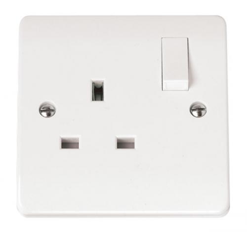 Click CMA035 1 gang Double Pole 13a Socket Outlet Swi UK