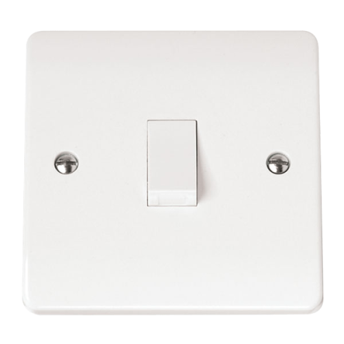 Click CMA622 1 gang 2 pole 20a Switch W o F outlet UK