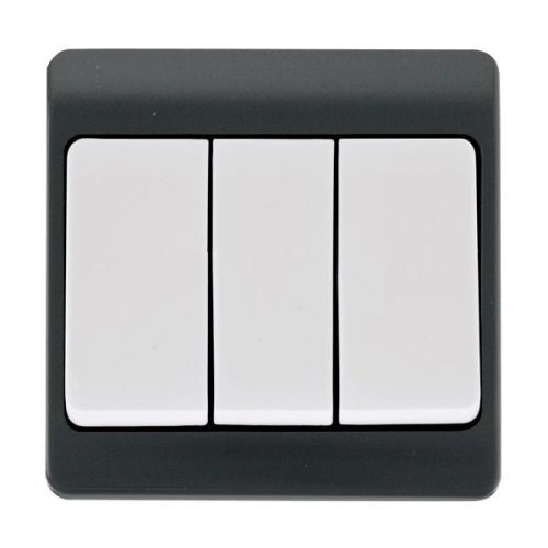 Click CMA813AG 10ax 250v 3g 2 Way Wide Rocker Sw Part M UK