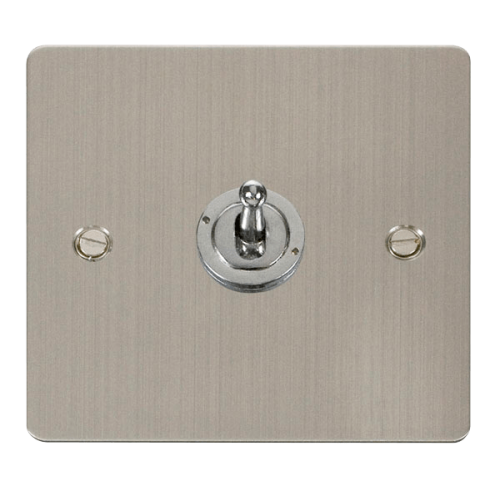 Click Scolmore 10ax 1 Gang 2 Way Toggle Switch FPSS421 UK