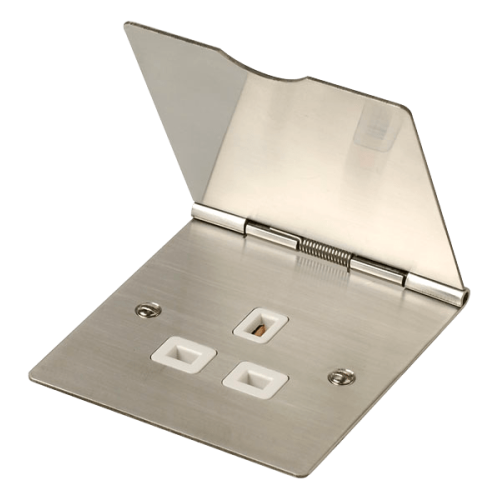 Click FS030SS 13a 1gang Floor Socket Essentials UK