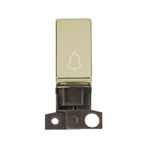 Click MD005BR 10a 1 Way Ret. Ingot SwBell brass MiniGrid UK