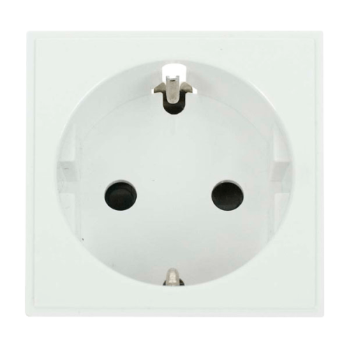 Click MM020WH 230v 16a Schuko Socket Outlet Matt Wh New Media UK
