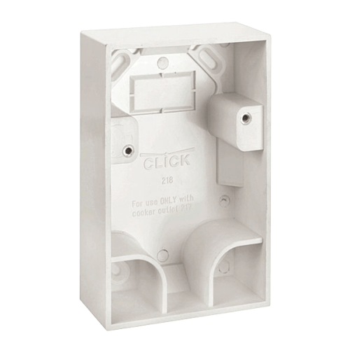 Click PRW218 35mm Deep Pattress Box For Prw217 Polar UK