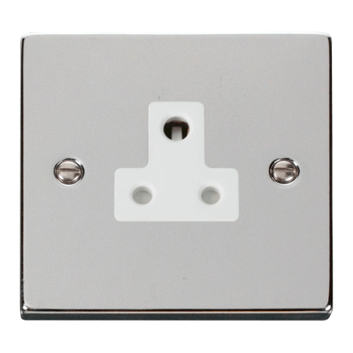 Click Vpch038wh 5a Round Pin Socket Outlet Uk