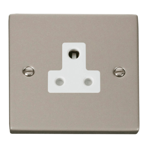 Click VPPN038WH 5a Round Pin Socket Outlet Deco UK