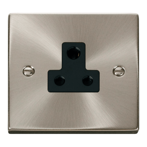 Click Vpsc038bk 5a Round Pin Socket Uk