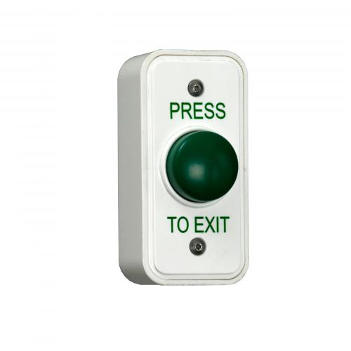 RGL Narrow Style Green Button Press To Exit EBGB05P/PTE UK