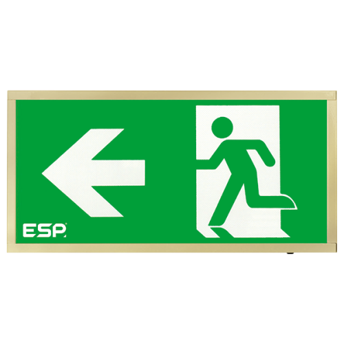 ESP Duceri Emergency Surface Exit Box 3w Led Ip20 Left Legend Lithium ...