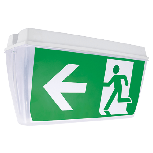 ESP Duceri Emergency Exit Sign Bulkhead 3w Led Ip65 All Legends Lithium ...