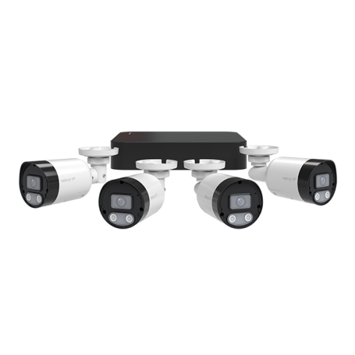 ESP Rekor Ip 24 7 Ip Poe 2mp 4ch 4 Camera Bullet Kit 1tb White RC24KB4W UK