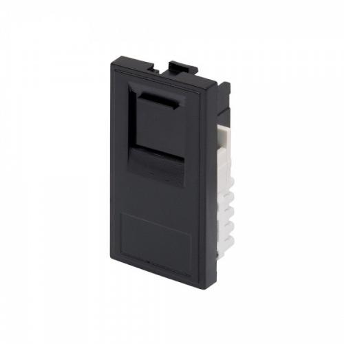 Retrotouch RJ11 Module 25 x 50mm (Black) MOD-09011 UK