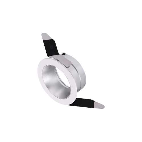 Integral Downlight For Led Gu10 60Mm Cutout Ip20 Matt Silver Round ...