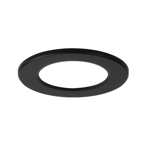 Integral Compact Eco Led Downlight Bezel Accessory Matt Black Round ...