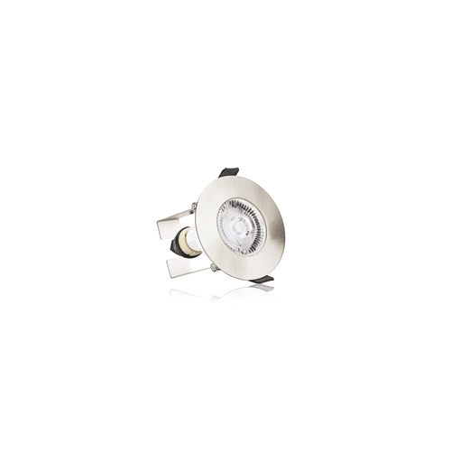Integral Evofire Fire Rated Downlight 70Mm Cutout Ip65 Satin Nickel ...