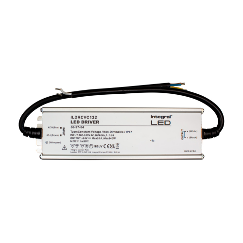 Integral Constant Voltage Driver 240w 24vdc Ip67 Non dimm 200 240v ...