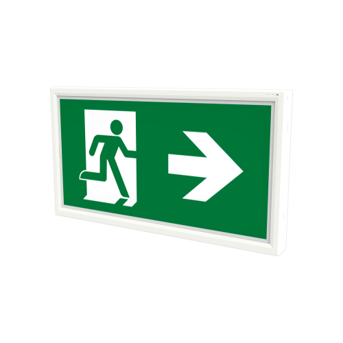 Integral Emergency Exit Box 1W 60Lm 3Hr Maintained Or Non Maintained ...