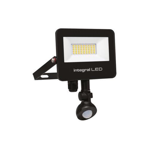 Integral Super Slim 2 Floodlight Ip67 3000Lm 30W 4000K Pir 120 Non Dimm ...