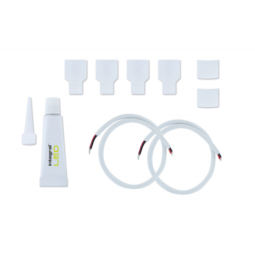 Integral Ip65 Kit 6 End Caps 2 Sets Live Wires Silicone Tube For Ip65 ...