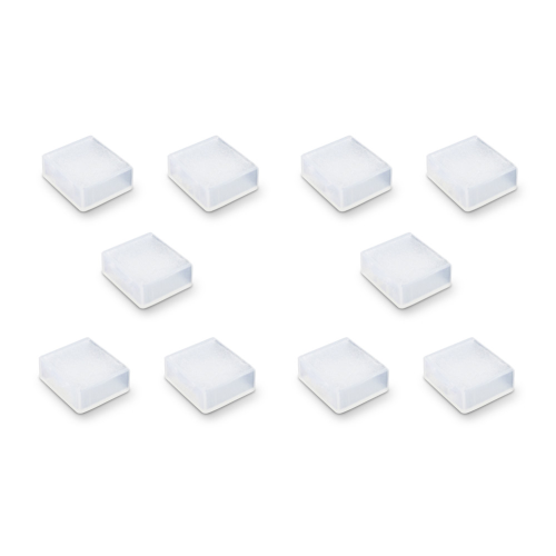Integral 5 X Pierced End Caps 5 X Sealed End Caps For Ip67 10Mm Width ...