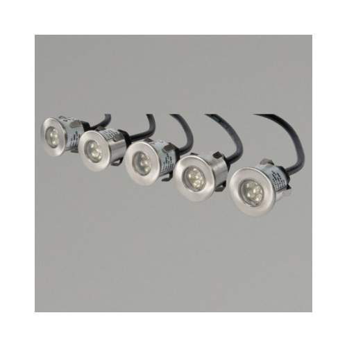 KSR Lighting Cabello (White) LED Wall Ground Round Recessed Light ...