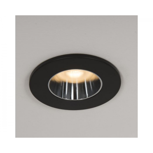 KSR Lighting Qr Pro Black Rim With Chrome Baffle KSRDL431 UK