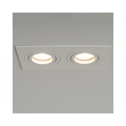 KSR Lighting Qr Pro Twin Plate White KSRDL443 UK