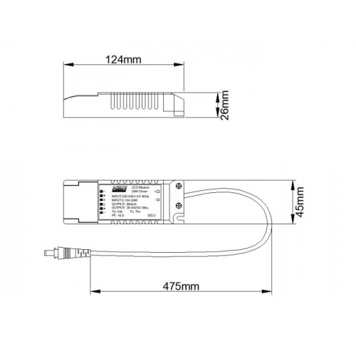 KSR Lighting Qr Pro Commercial 13w Led Non Dimmable Driver KSRDL504 UK