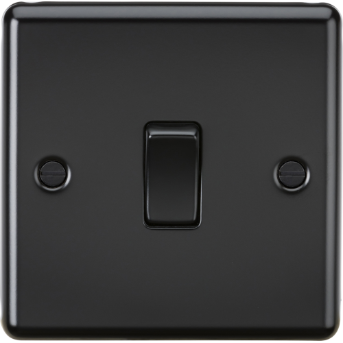 Knightsbridge 20a 1g Dp Switch Matt Black CL834MBB UK