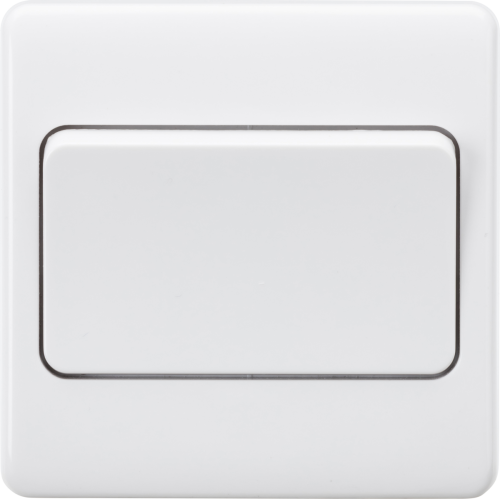 Knightsbridge 10a 1g Intermediate Wide Rocker Switch CU12W UK