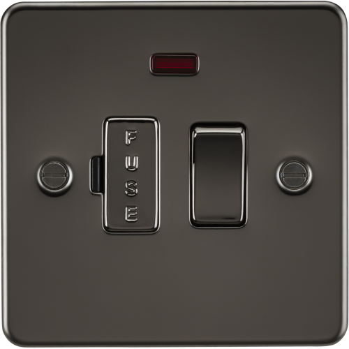 Knightsbridge Flat Plate 13a Switched Fused Spur Unit With Neon ...