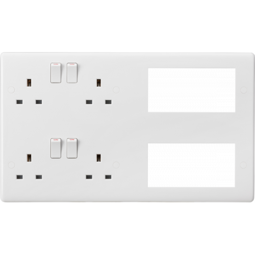 Knightsbridge Multimedia Combination Plate CU298MM UK