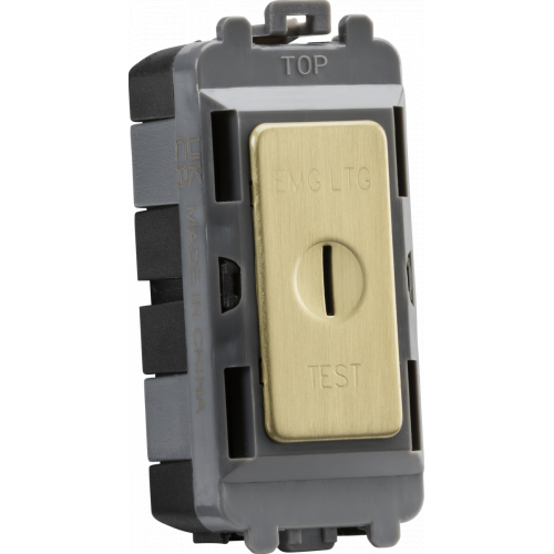 ML ACCESSORIES 20ax 2 Way Sp Key Module (marked Emg Ltg Test) Brushed ...