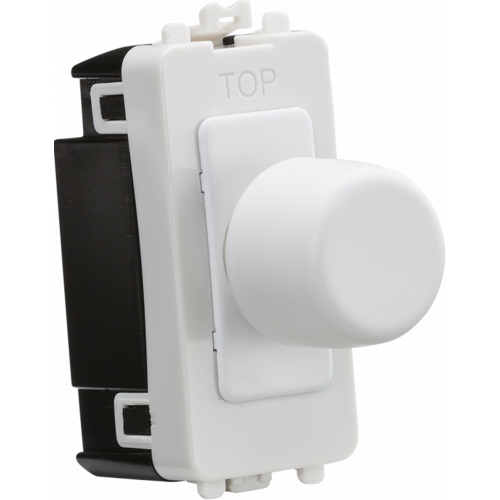 Knightsbridge 6a 1g 2 way Dummy Dimmer Module Matt White GDM022MW UK