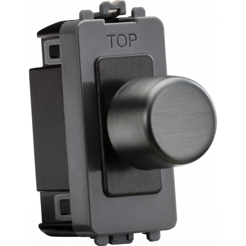 Knightsbridge 6a 1g 2 way Dummy Dimmer Module Smoked Bronze GDM022SB UK