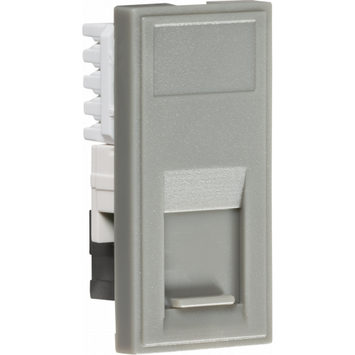 Knightsbridge Utp Cat5e Rj45 Outlet Module 25 X 50mm Grey NETCAT5GY UK