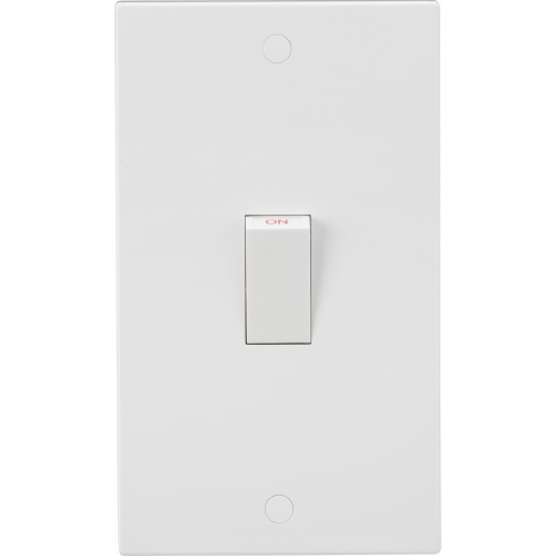 Knightsbridge 45a 2g Dp Switch (white Rocker) SN8332W UK