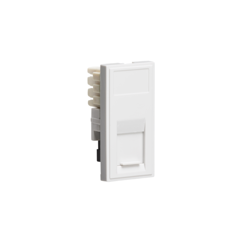 Knightsbridge RJ11 Outlet Module 25 x 50mm (IDC) (White) NETRJ11WH UK