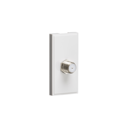 ML ACCESSORIES White Modular Sat Tv Outlet (pcb) (NETSATWH) UK