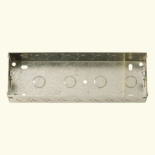 Click Scolmore Media Plate 47mm Deep Back Box (8 Module)