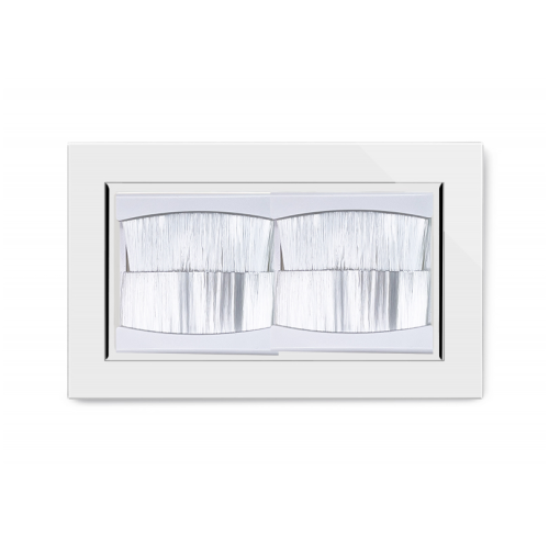 Retrotouch Crystal CT Double Bristle Brush Socket (White CT) 04111 UK