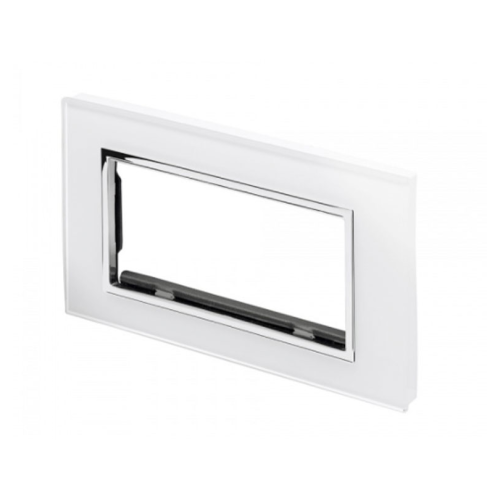 Retrotouch Spare Panel For Crystal Ct Double Socket (White CT) 04900 UK