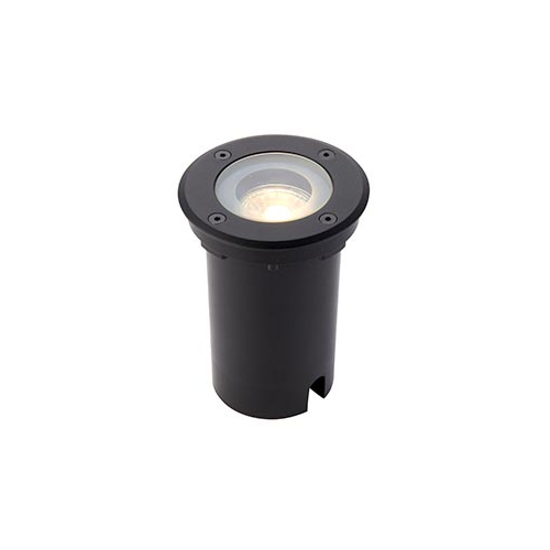 Saxby Lighting 103851 Pillar Round Black Ip65 50w